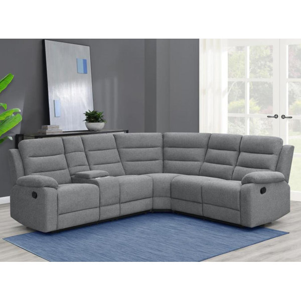Latitude Run® Keisey Upholstered RAF MOTION LOVESEAT | Wayfair